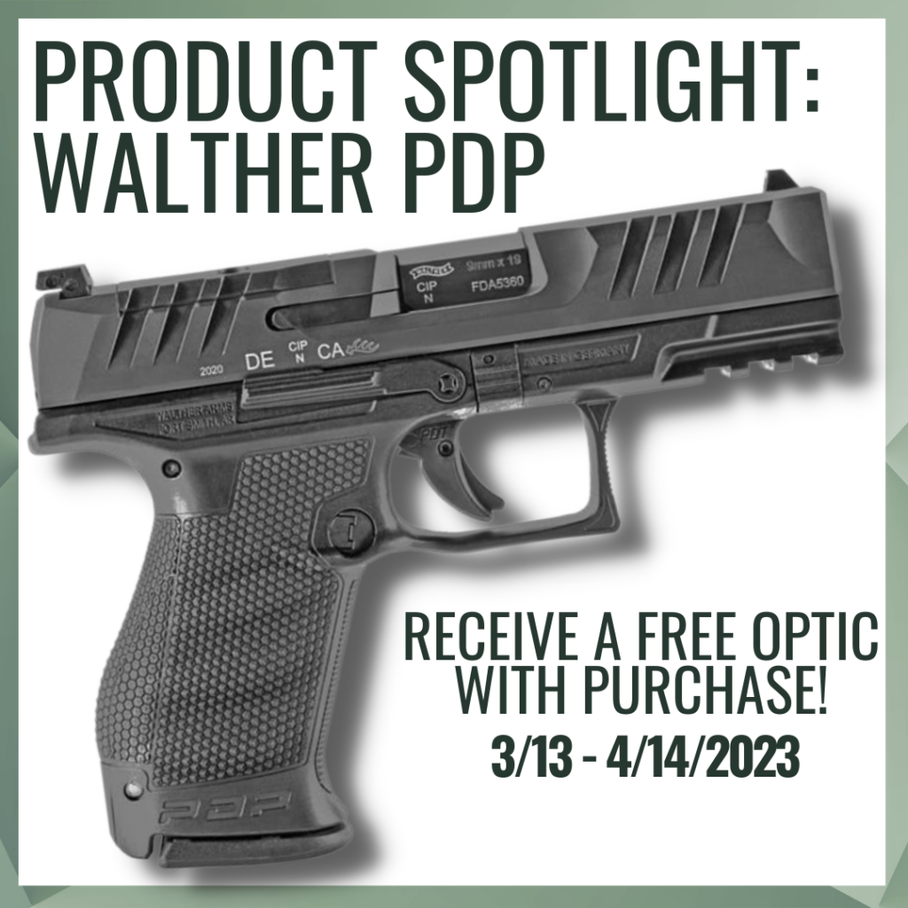 Walther PDP Product Spotlight: Limited Time Free Optic with Purchase
