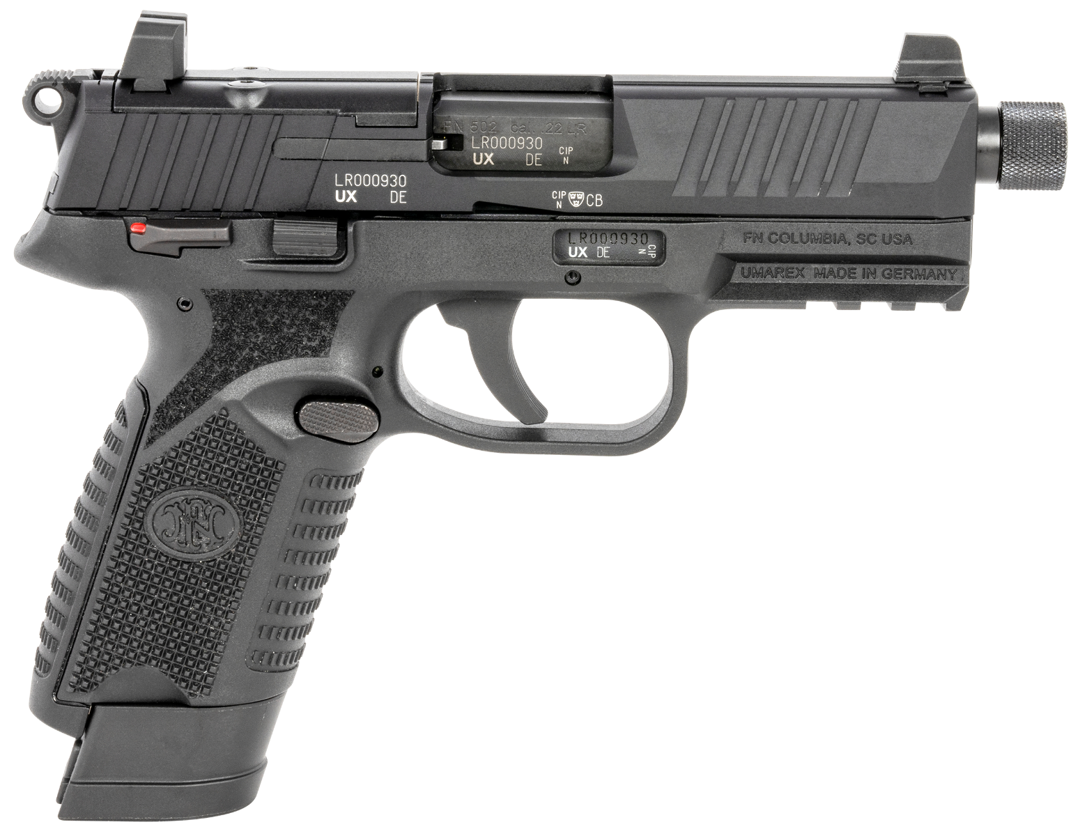 FN 502 vs Sig Sauer P322 size comparison | Handgun Hero